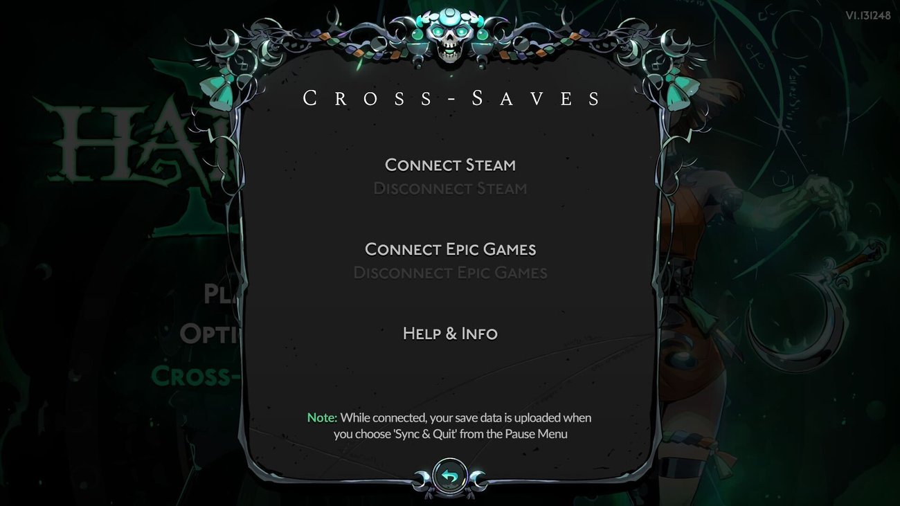 Hades 2 Cross-Save Guide for Nintendo Switch with Steam / Epic Games